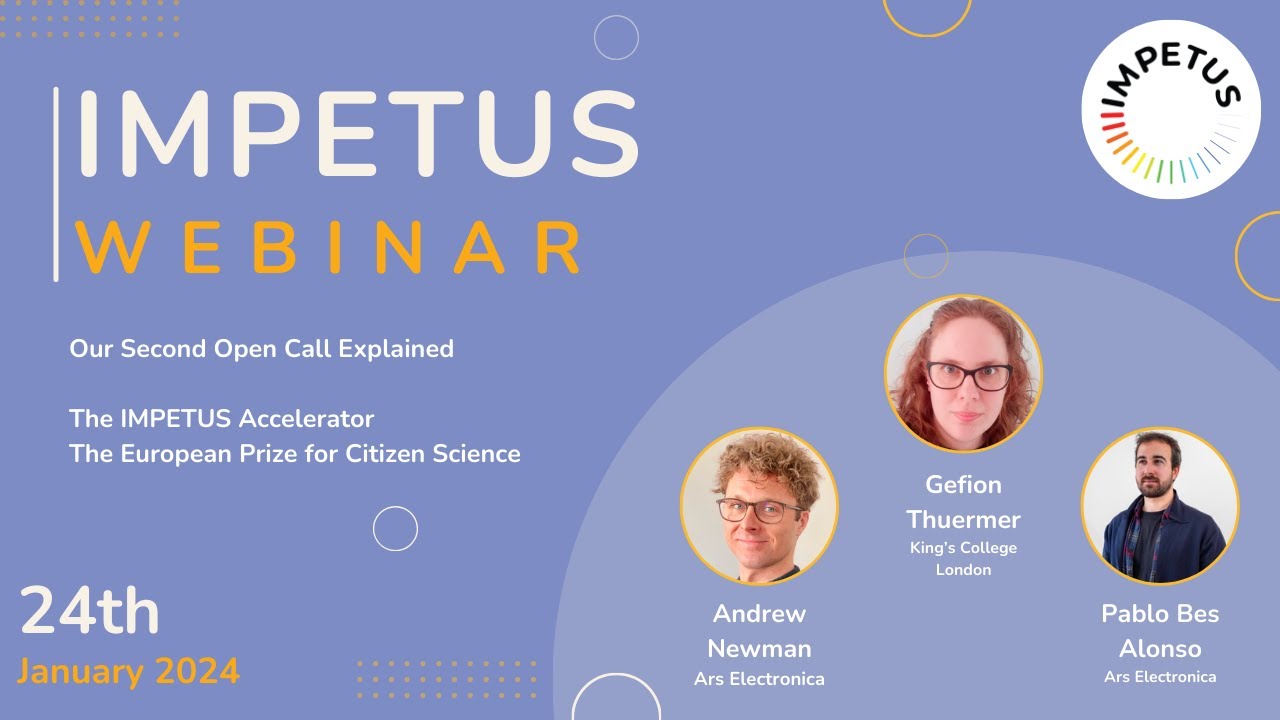 3rd Open Call- 2025 - Impetus4cs - Impetus For Citizen Science Project